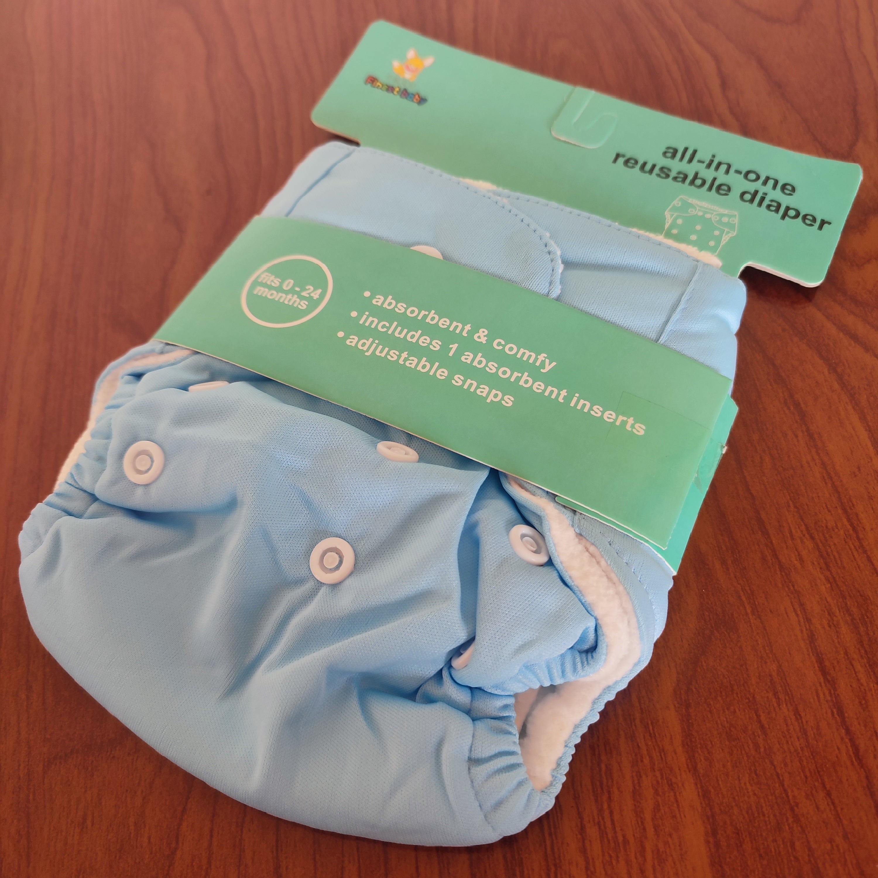 Reuseable Diaper - Light Blue– The Babies Store