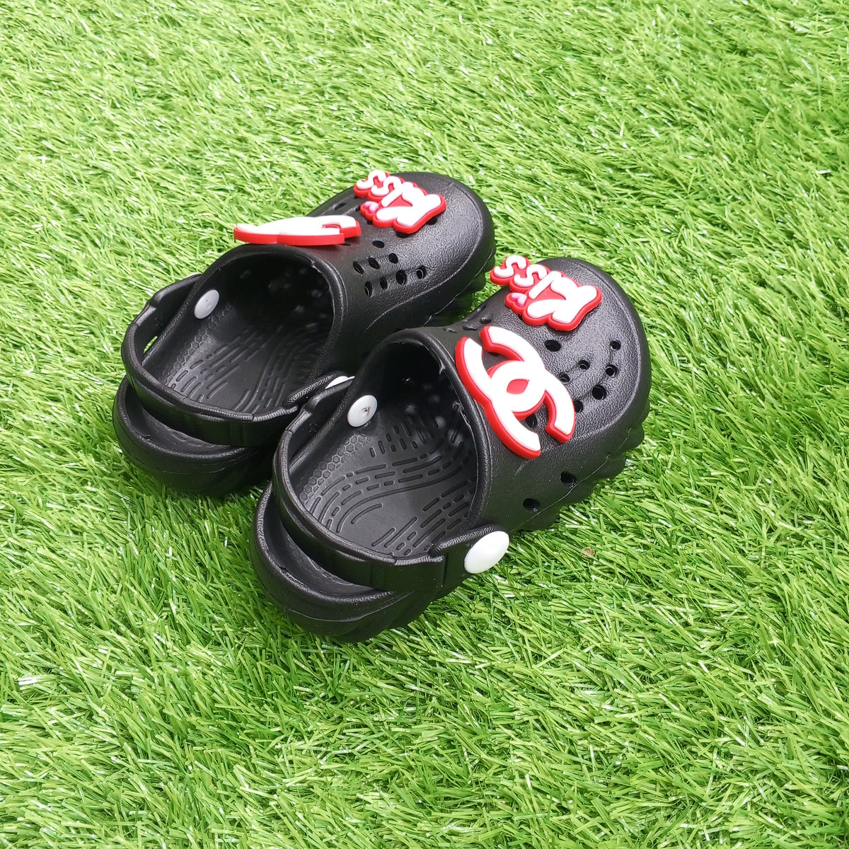 Summer Soft Crocs - Black - Kiss– The Babies Store