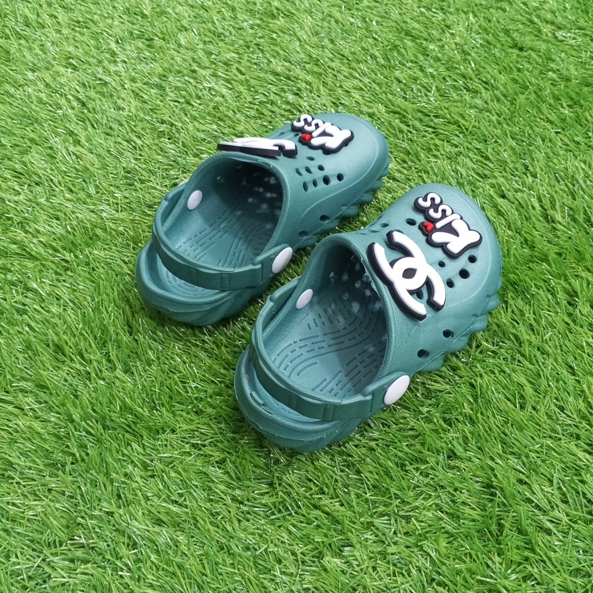 Summer Soft Crocs - Green - Kiss– The Babies Store