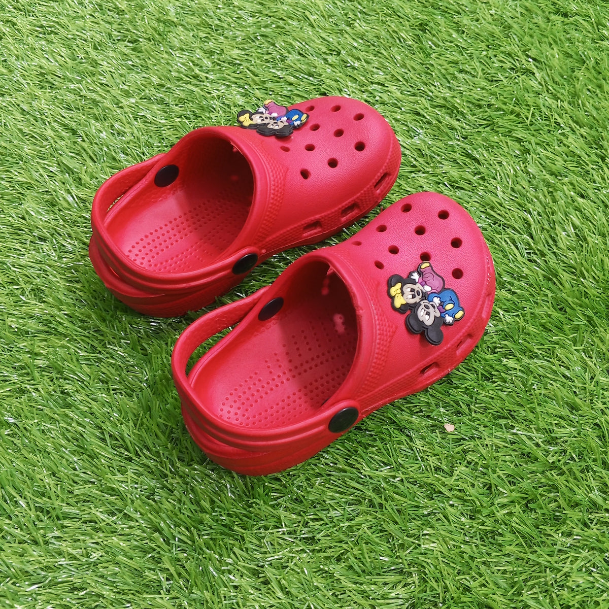 Summer Soft Crocs - Red - Mickey & Minnie– The Babies Store