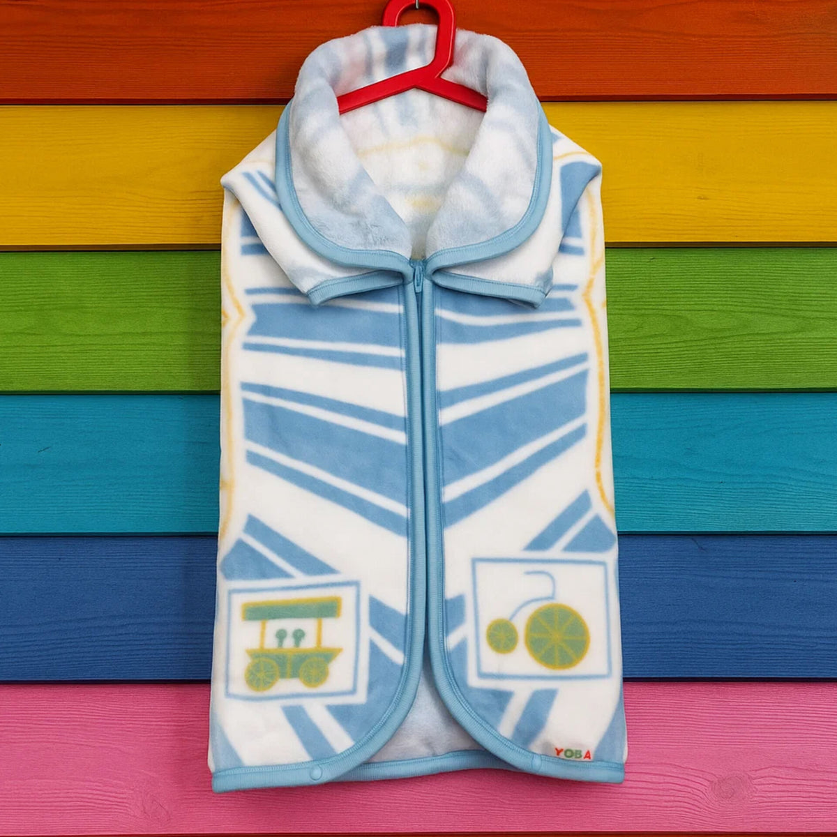 Mora Mink Single Ply - Zip Blanket - Blue - Canopy - 34*32 Inches– The ...