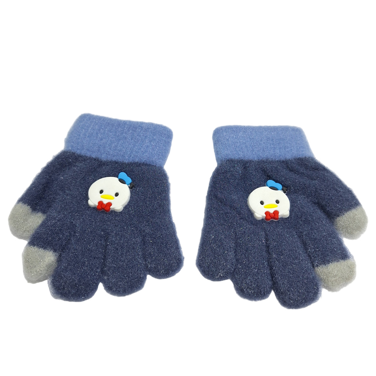 Pair of Gloves - Navy - Penguin - (1-3 Years)– The Babies Store